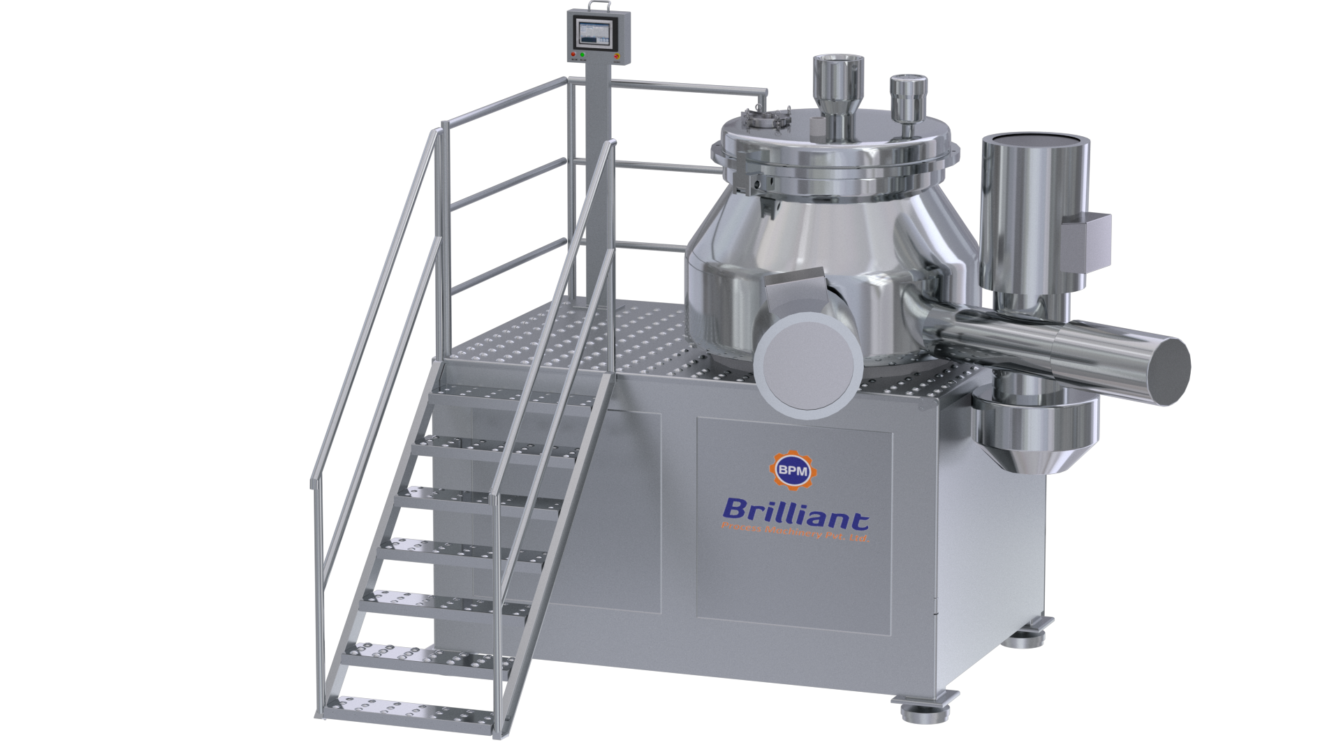 Rapid Mixer Granulator - Brilliant Process Machinery